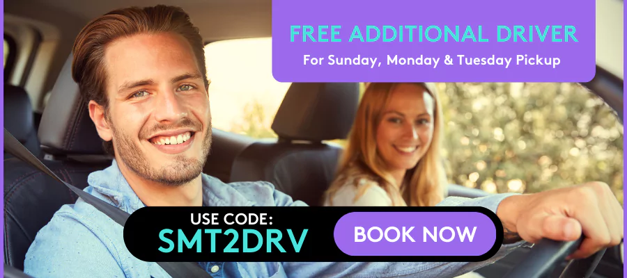 Alpha Special: Free 2nd Driver on Your Car Hire | SMT2DRV